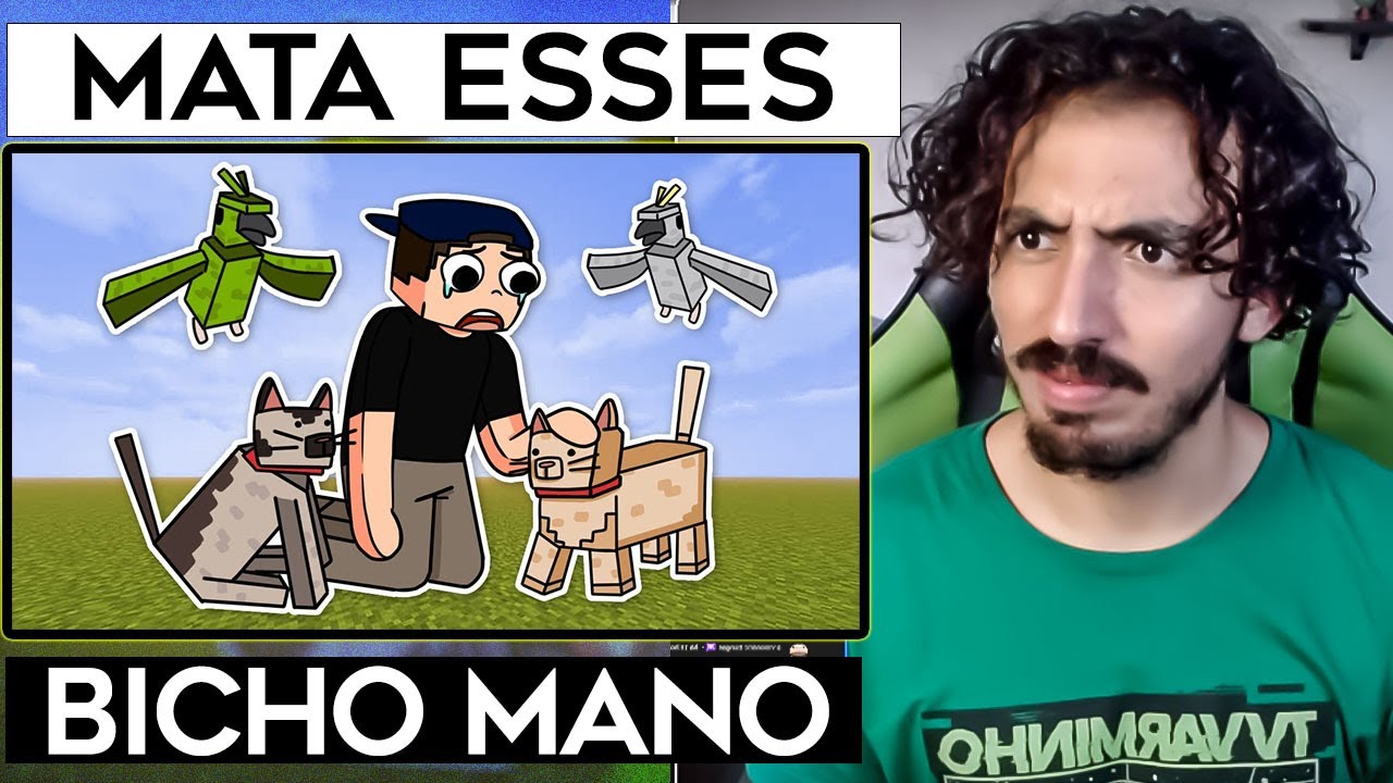 EU ABANDONEI OS MEUS ANIMAIS NO MINECRAFT - Kleberiano | Leozin React - YouTube