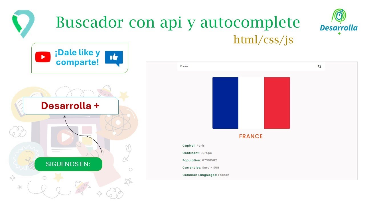 Buscador autocomplete utilizando api 🤩🧐 p1 - YouTube