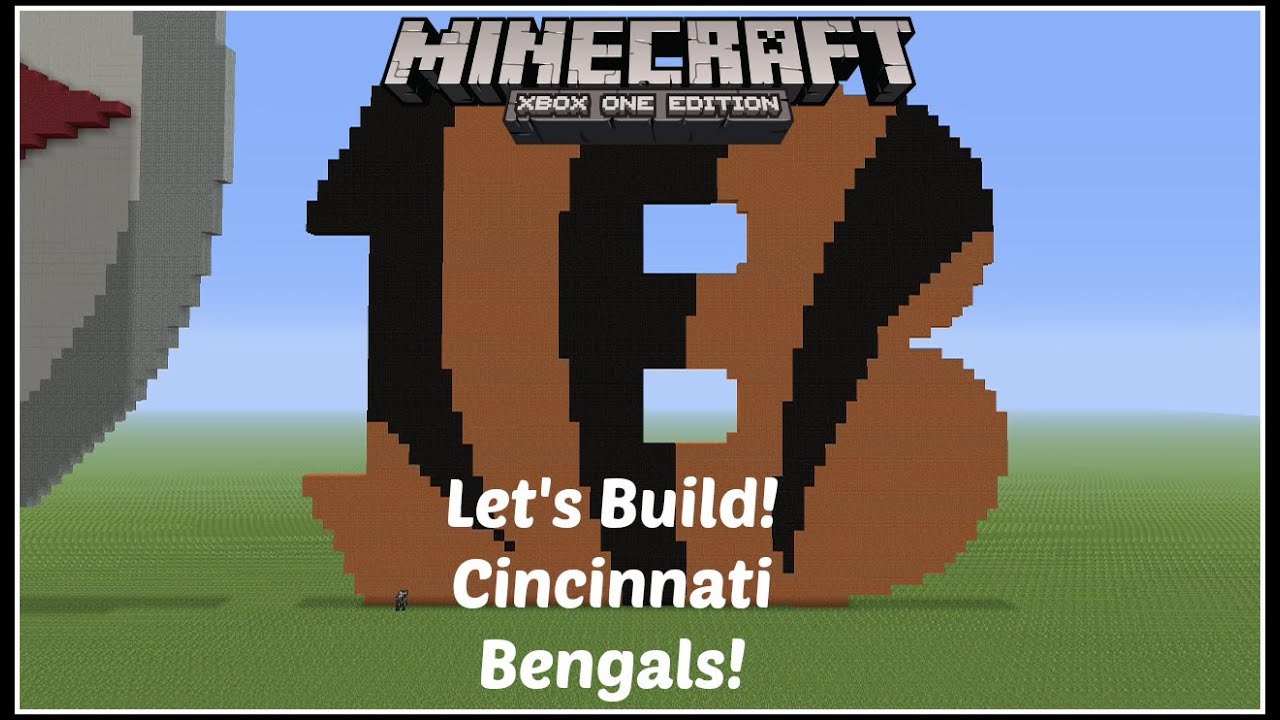 Minecraft Let's Build: NFL Logos - Cincinnati Bengals (Xbox One) [HD ...