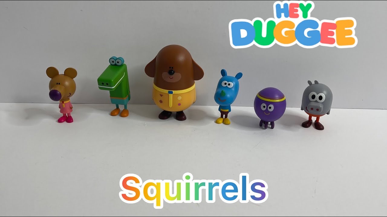 Hey Duggee & Squirrels figures toys - YouTube