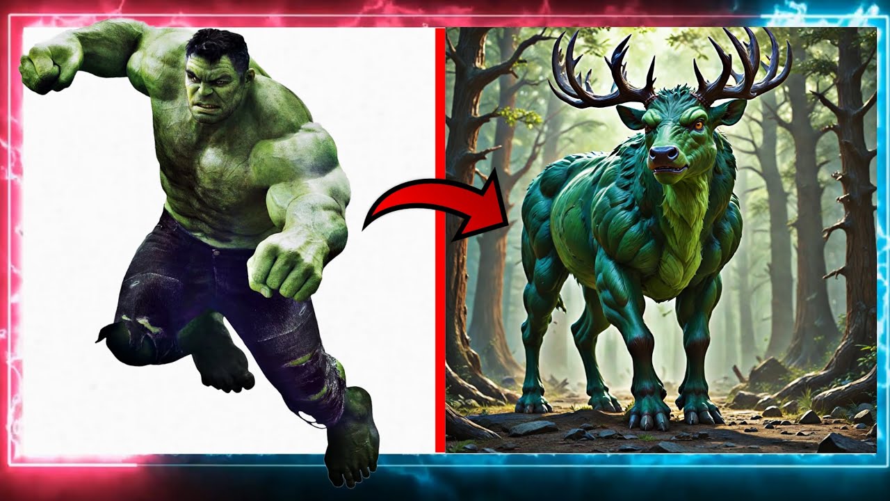 AVENGERS But DEER VENGERS 🔥 All Characters Marvel & DC 2024😱 - YouTube