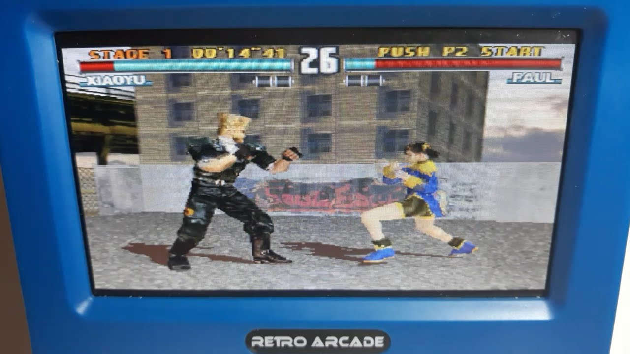 Retro Arcade Mini RS07, PlayStation con el nuevo Retro FW - YouTube