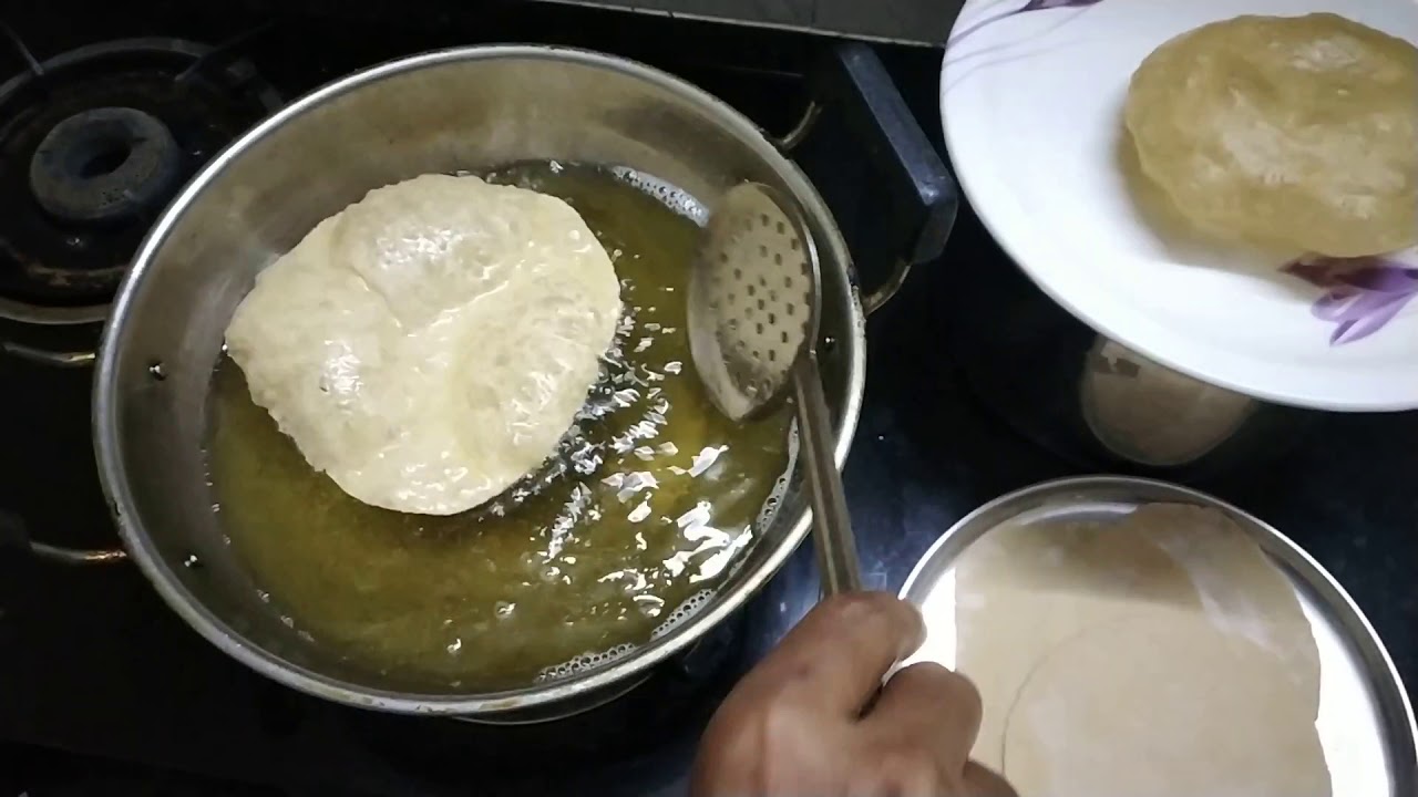 How to make Poori (Atta) at home - YouTube