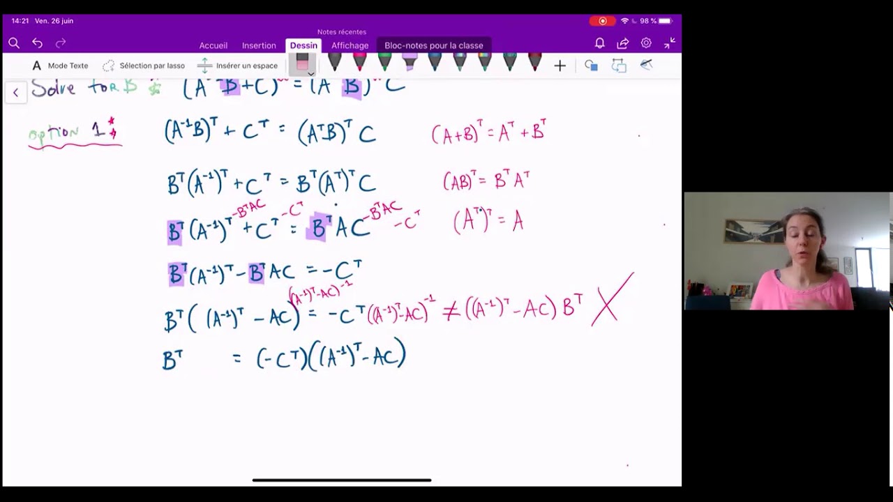 Matrix Equations: Example 2 - YouTube