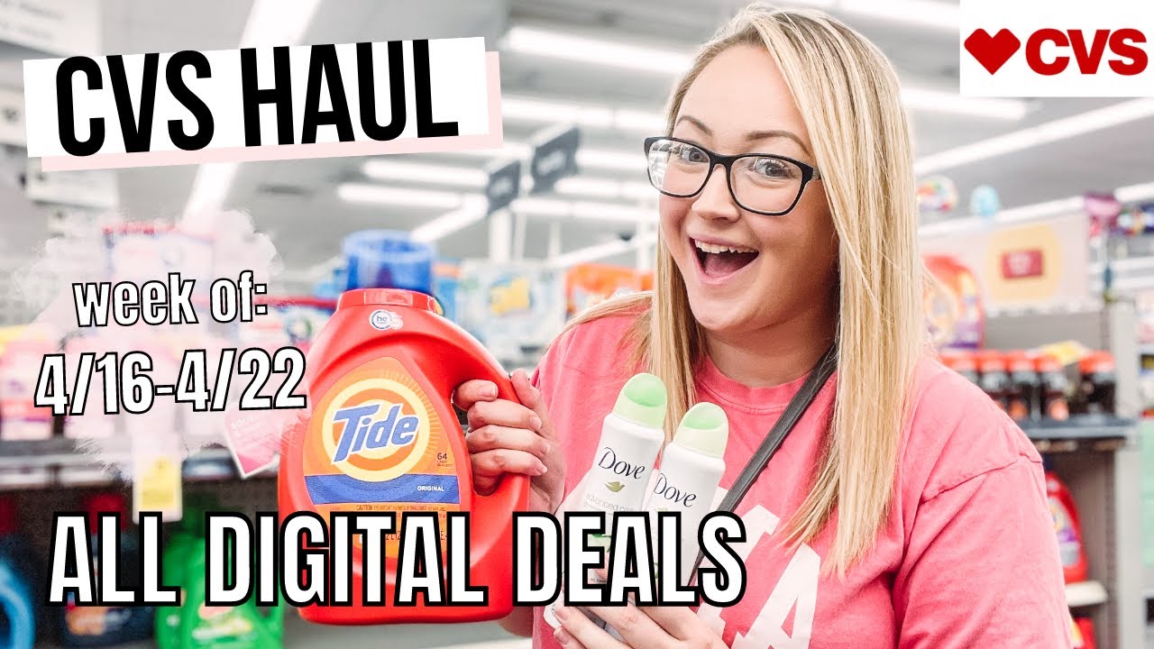 ALL DIGITAL CVS HAUL! (4/16-4/22) $73 in products for $11 🔥 coupon with ...
