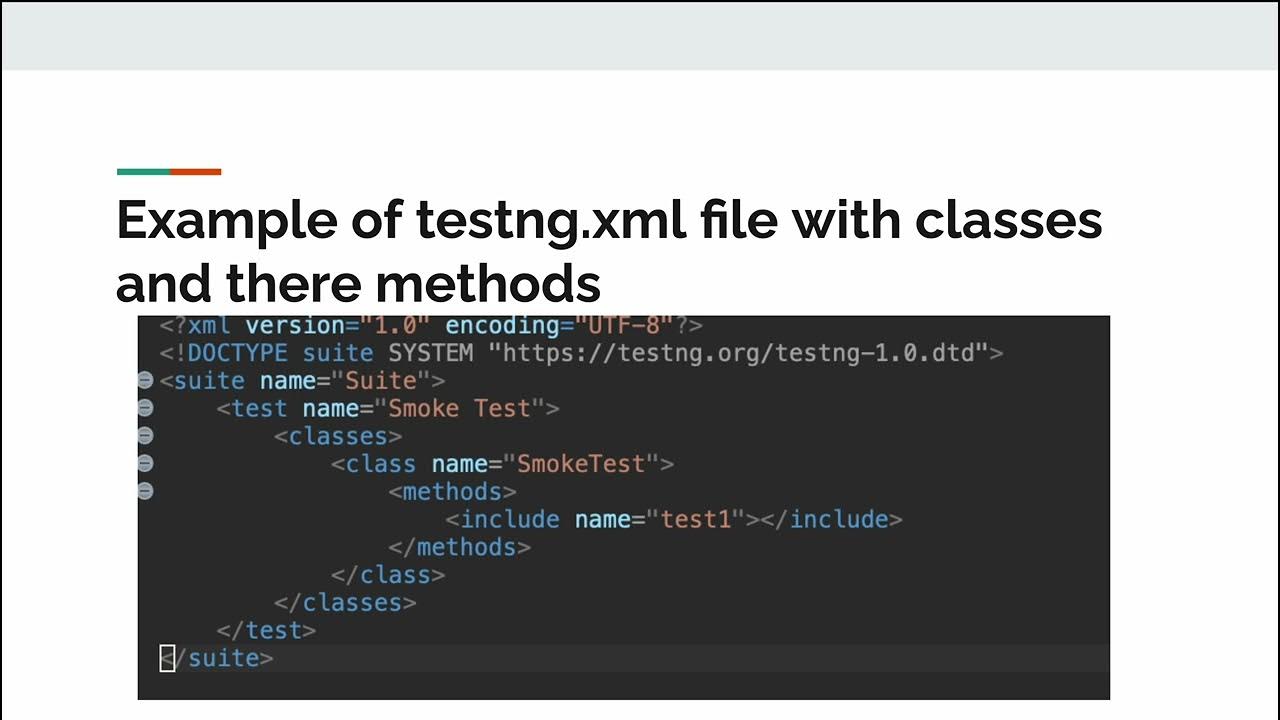TestNG XML Hierarchy | Automation Tester | SDET | Learning with ...