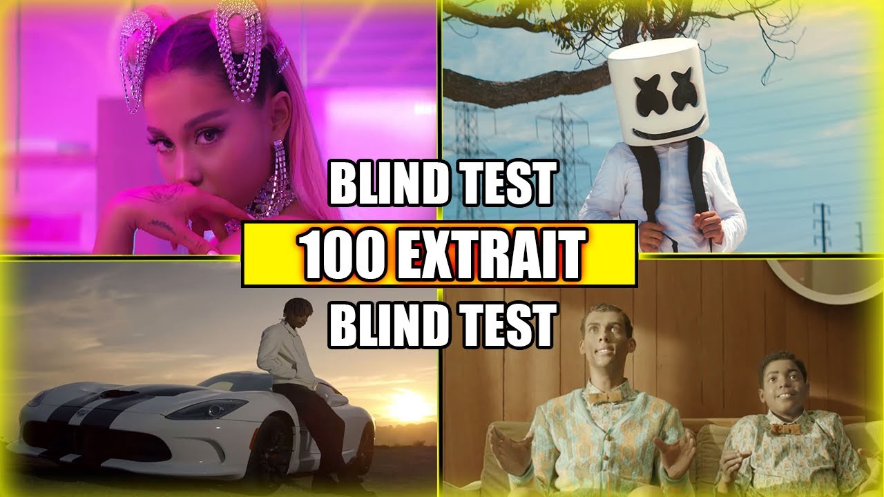 BLIND TEST / 100 MUSIQUE / TROUVE QUI CHANTE / 1970-2021 - YouTube Music