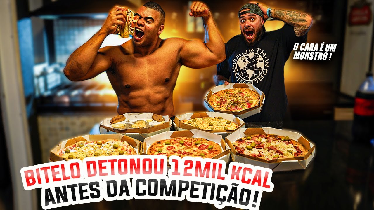 2 DIAS PARA COMPETIÇÃO - BITELO DETONANDO 12 000 KCAL COM LEO STRONDA E ...