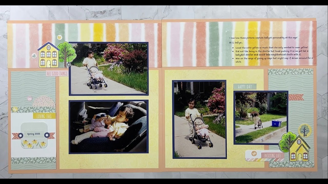 More Memory Lane Scrapbooking Layouts - YouTube