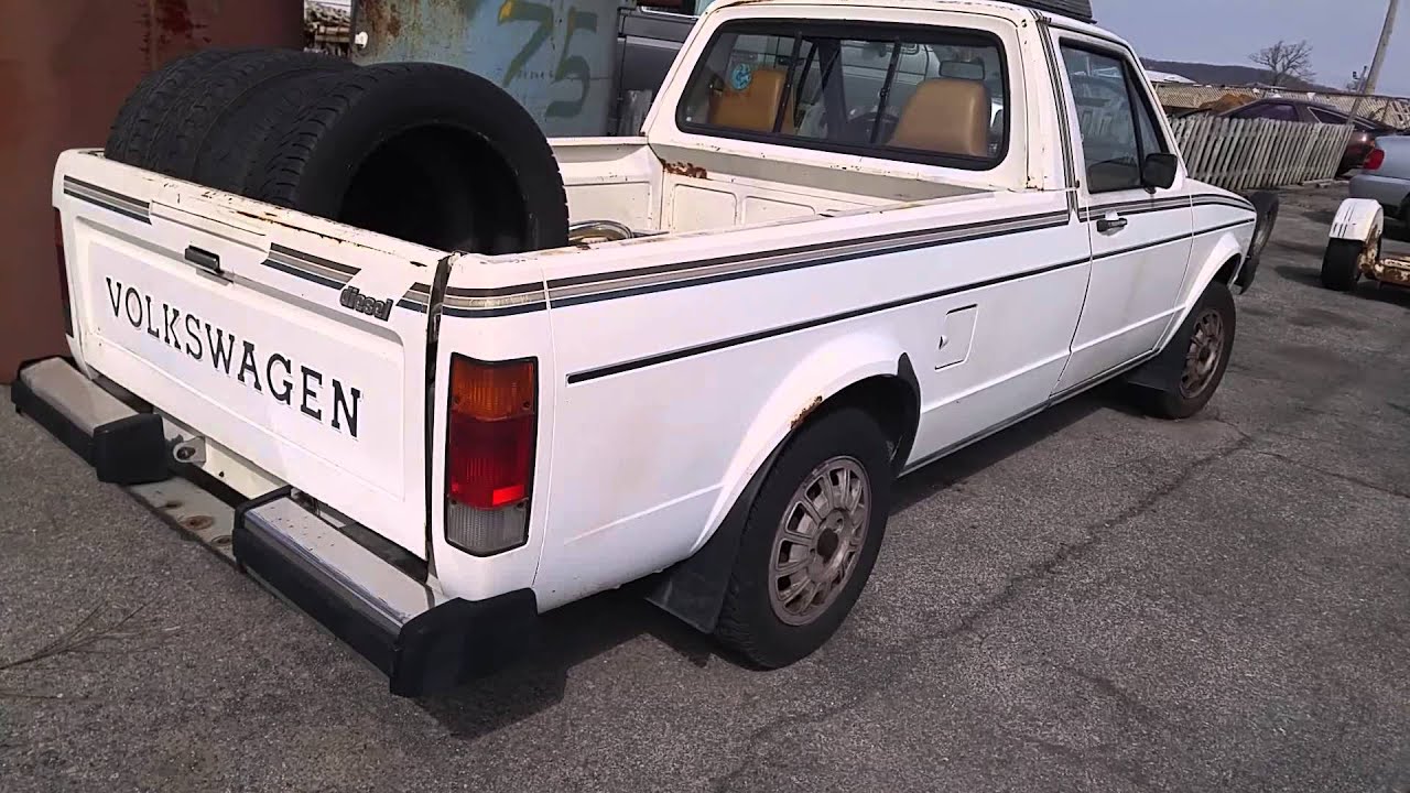1983 Volkswagen Caddy Pick up - YouTube