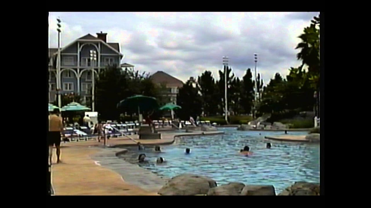 Disney Pool Stormalong Bay 1994 Beach Yacht Club Resort - YouTube