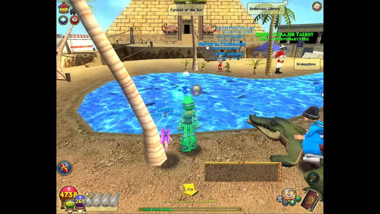 wizard101 KROKOTOPIAN EEL RARE FISH - YouTube