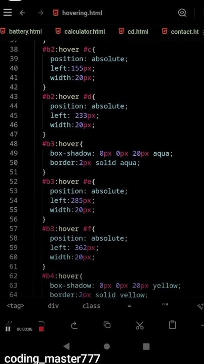 Hoveringhtml Css Javascript Coder Html Programming Webdevelopment Python Youtube