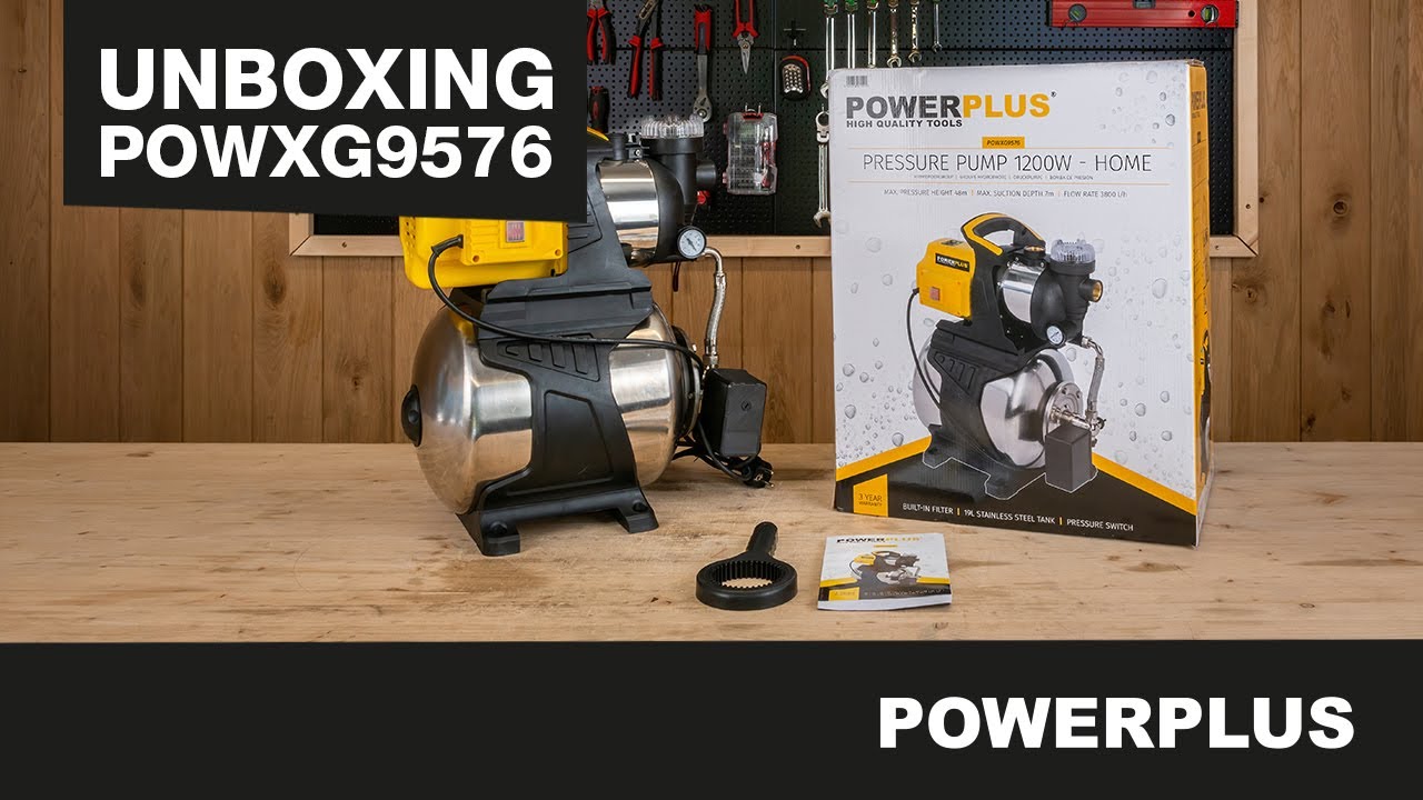 POWERPLUS - POWXG9576 hydrofoorgroep Unboxing - YouTube