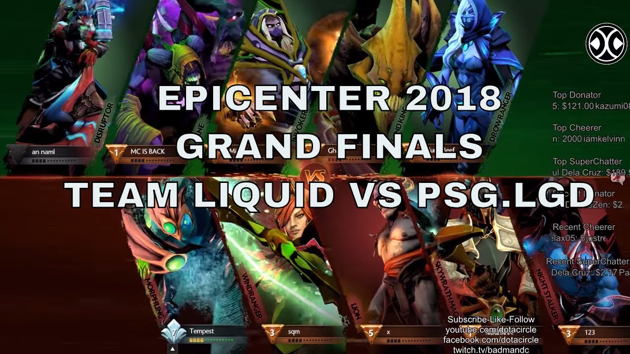 [DOTA LIVE] TEAM LIQUID VS PSG.LGD |BO5| EPICENTER GRAND FINALS | GAME ...