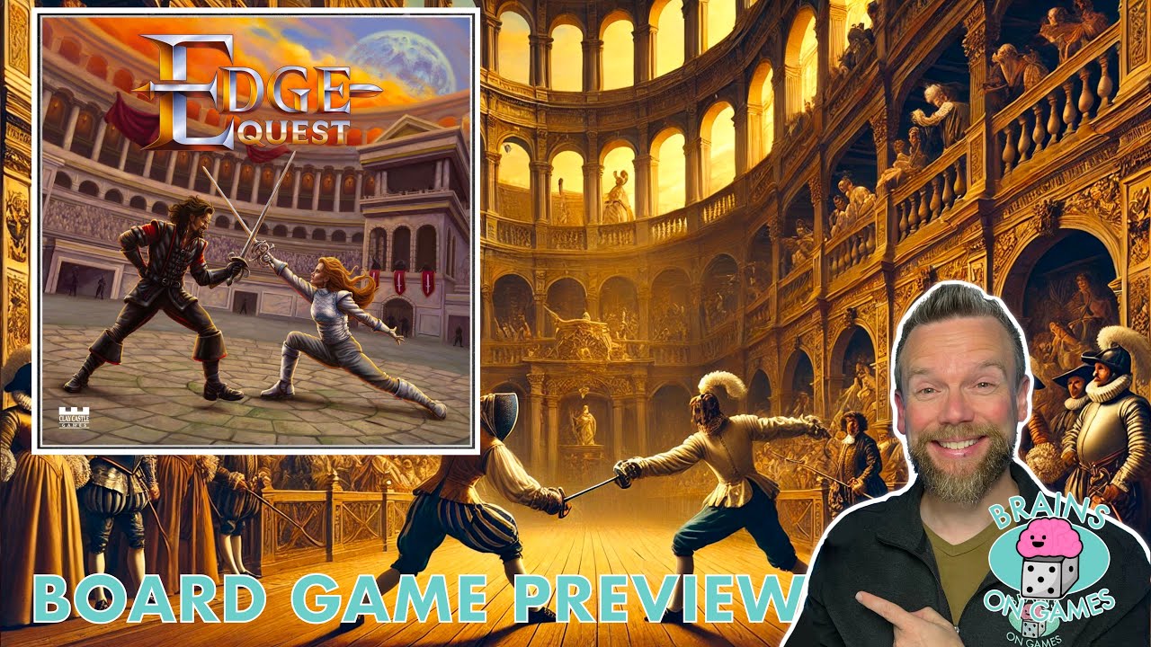 Edge Quest Board Game Preview | Master the Art of the Duel! - YouTube