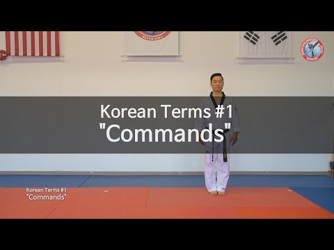 Korean Terms #1 Commands