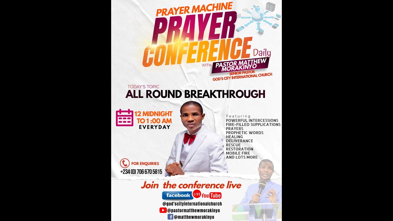 PRAYER MACHINE (PRAYER CONFERENCE) | 17TH JANUARY, 2024 - YouTube
