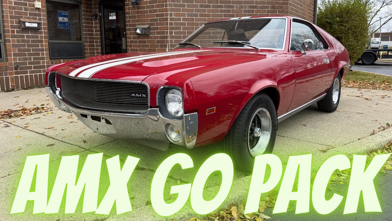 1969 AMC AMX Go Pack 390 - 4spd - 50 Year Ownership ( SOLD) - YouTube