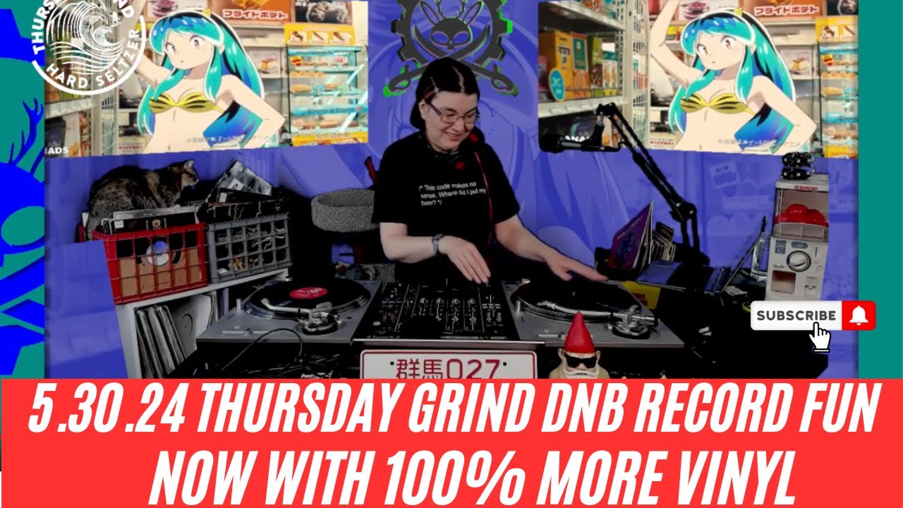 5.30.24 Thursday Grind DNB Record Party! - YouTube