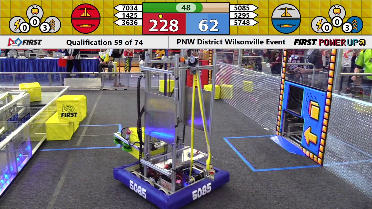 2018 FRC Wilsonville Event Week2 Qual 59 - YouTube