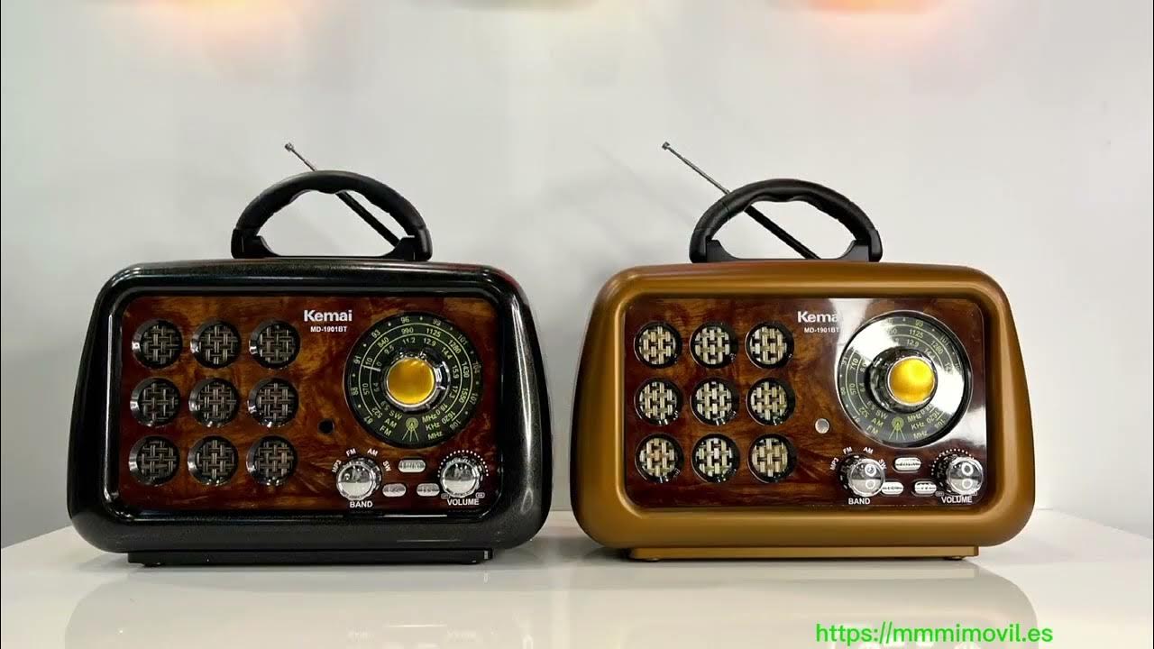 【Radio retro】Kemai MD-1901BT - YouTube