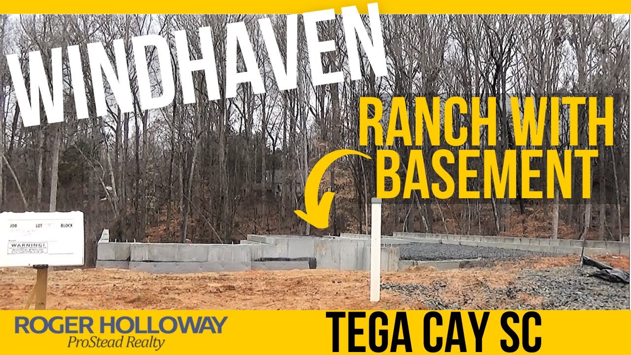 Tega Cay SC Ranch with Basement in Fort Mill HS District [Windhaven ...