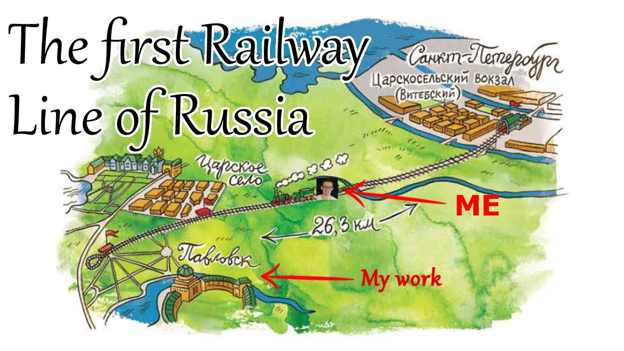 TSARSKOIE SELO Railway - The FIRST Railway Line in RUSSIA - YouTube