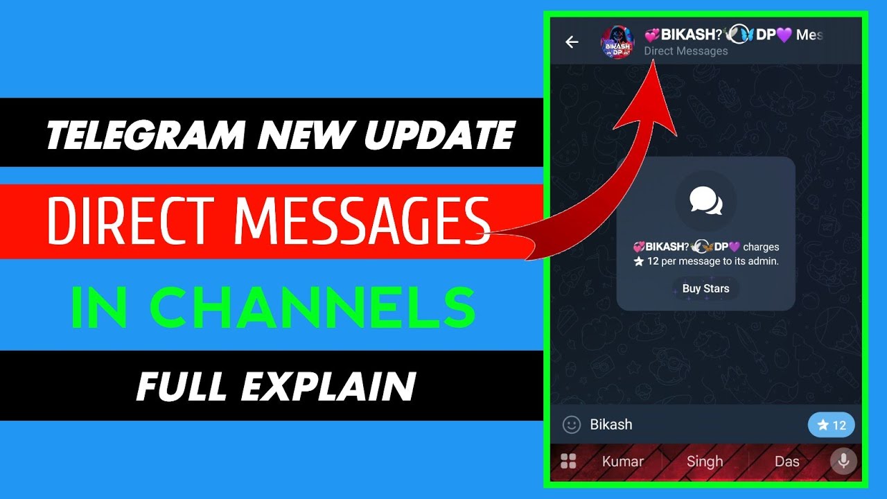 Telegram New Update 🔥 Direct Messages in Channels Explained | DM ...