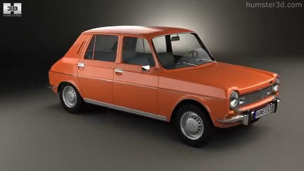 Simca 1100 1974 3D model by 3DModels.org - YouTube