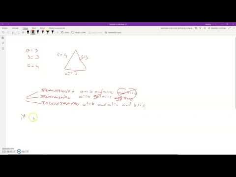 Python - naredba grananja - Vrsta trokuta - YouTube
