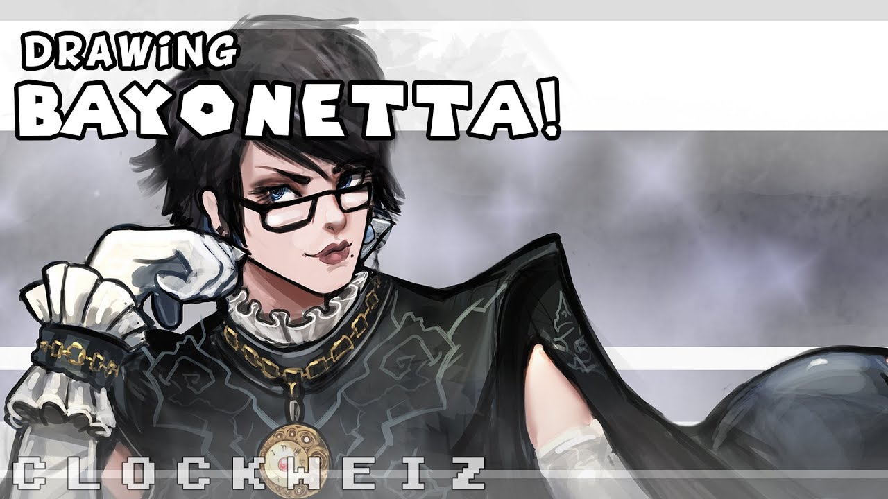 How I Draw Bayonetta - Fan Art Friday (Smash Bros Ultimate Tribute ...