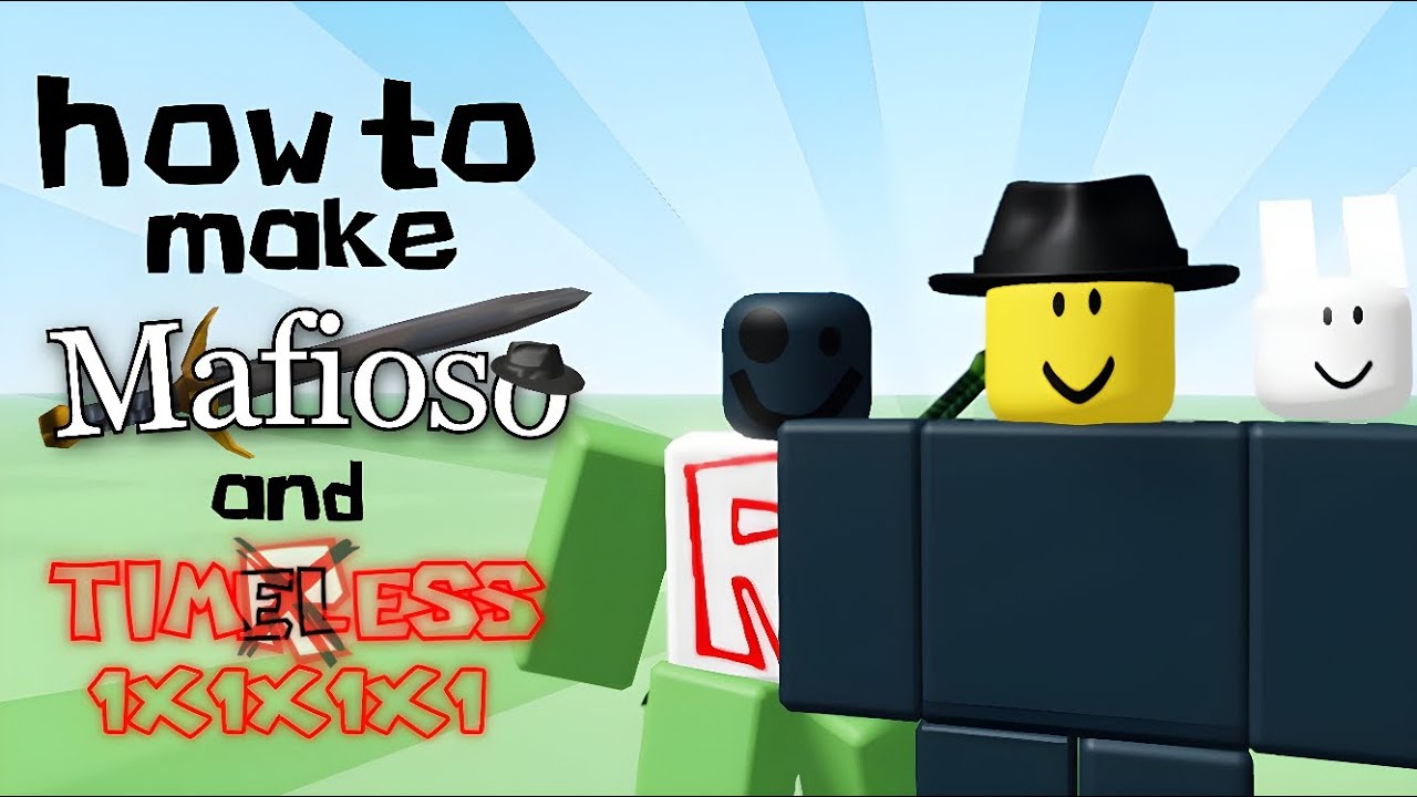 How To Make A Mafioso And Timeless 1x1x1x1 Roblox Avatar! - YouTube