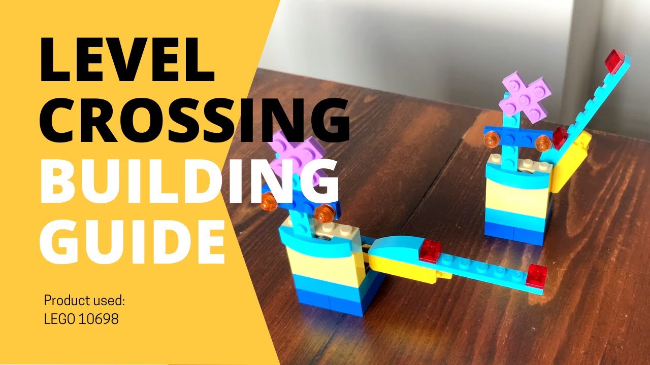 How to build Level Crossings or Railway Crossings using LEGO 10698 ...
