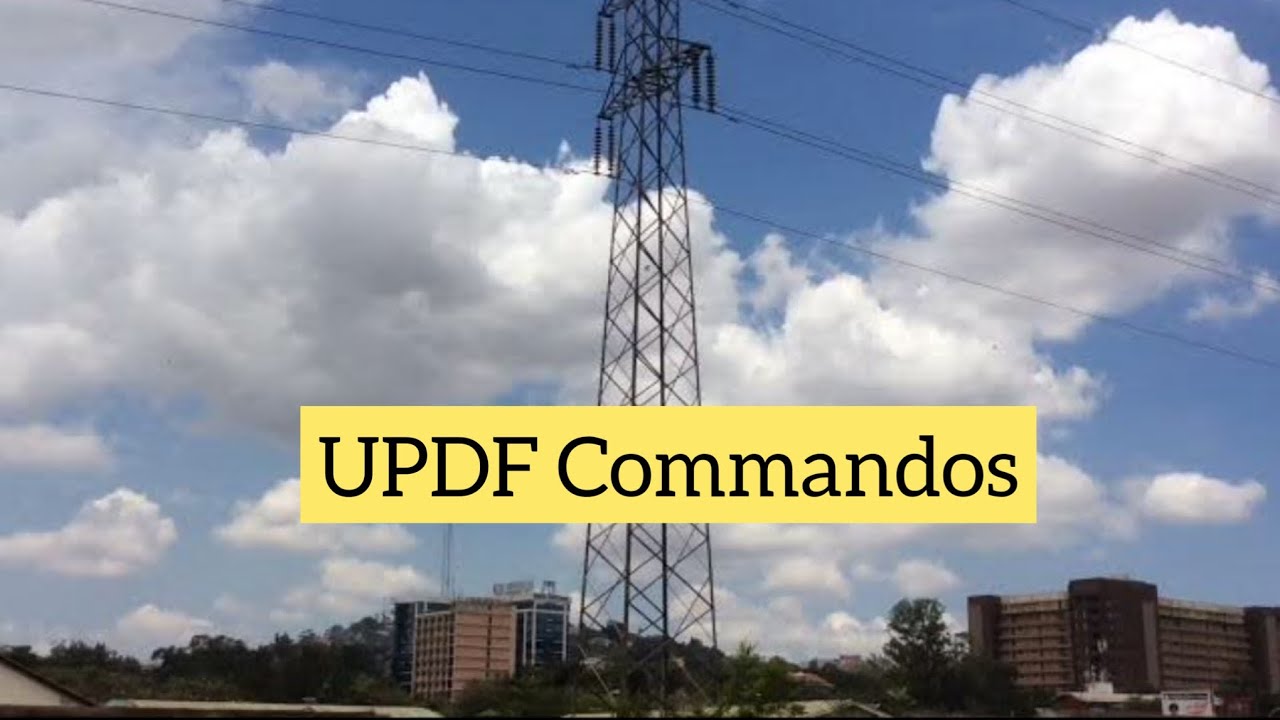 UPDF Commandos displaying tactics in the Sky during Uganda’s 60th ...