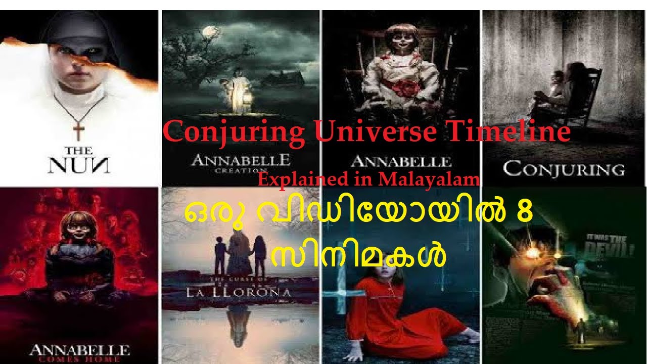 Conjuring universe timeline explained in Malayalam - YouTube