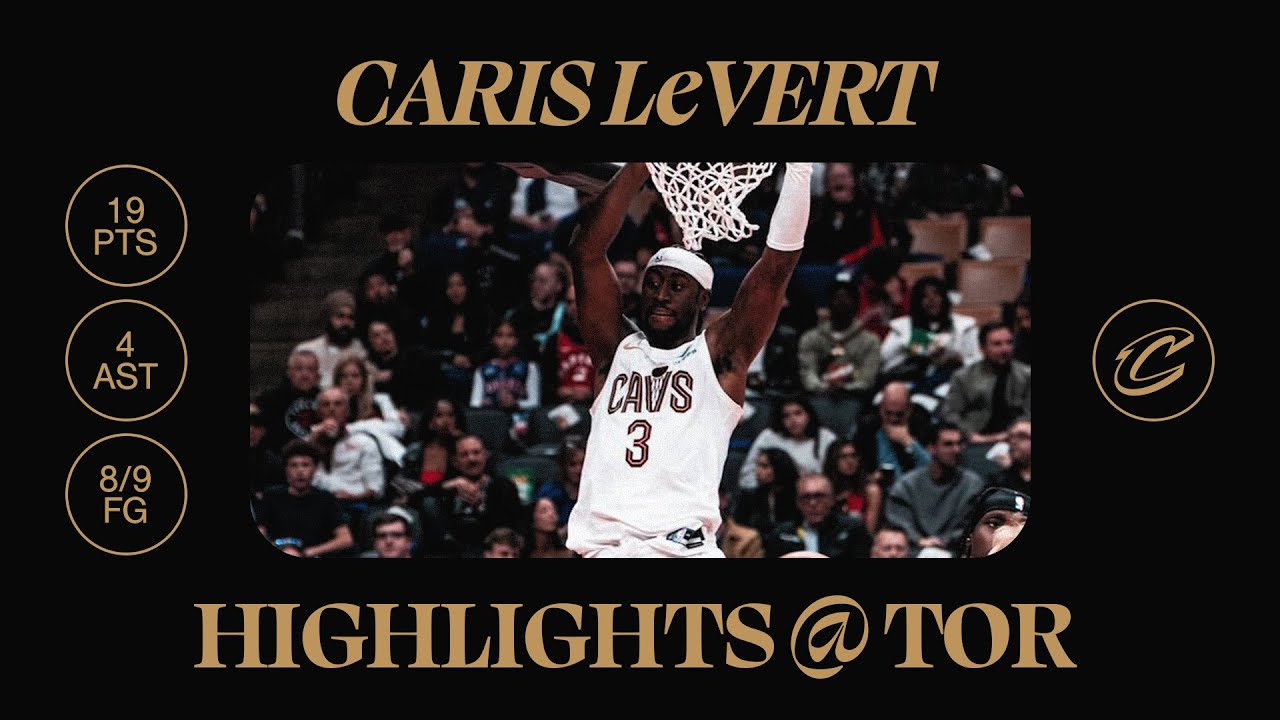 Cavs at Raptors | Caris LeVert Highlights | 10.23.2024 - YouTube
