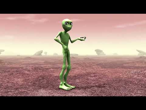 YENİ RENKLİ YEŞİL UZAYLI DANSI YENİ ŞARKISIYLA / AKIM DAME TU COSİTA #aliendance #dametucosita