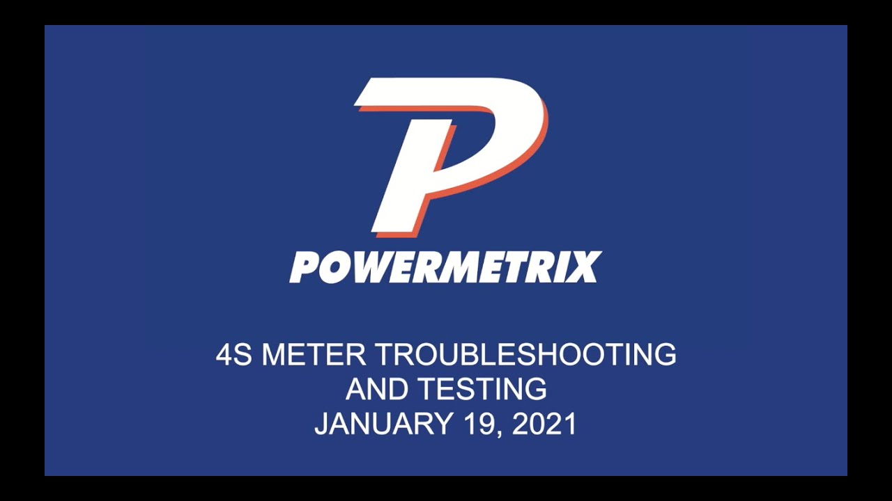 4S Meter Troubleshooting and Testing - YouTube