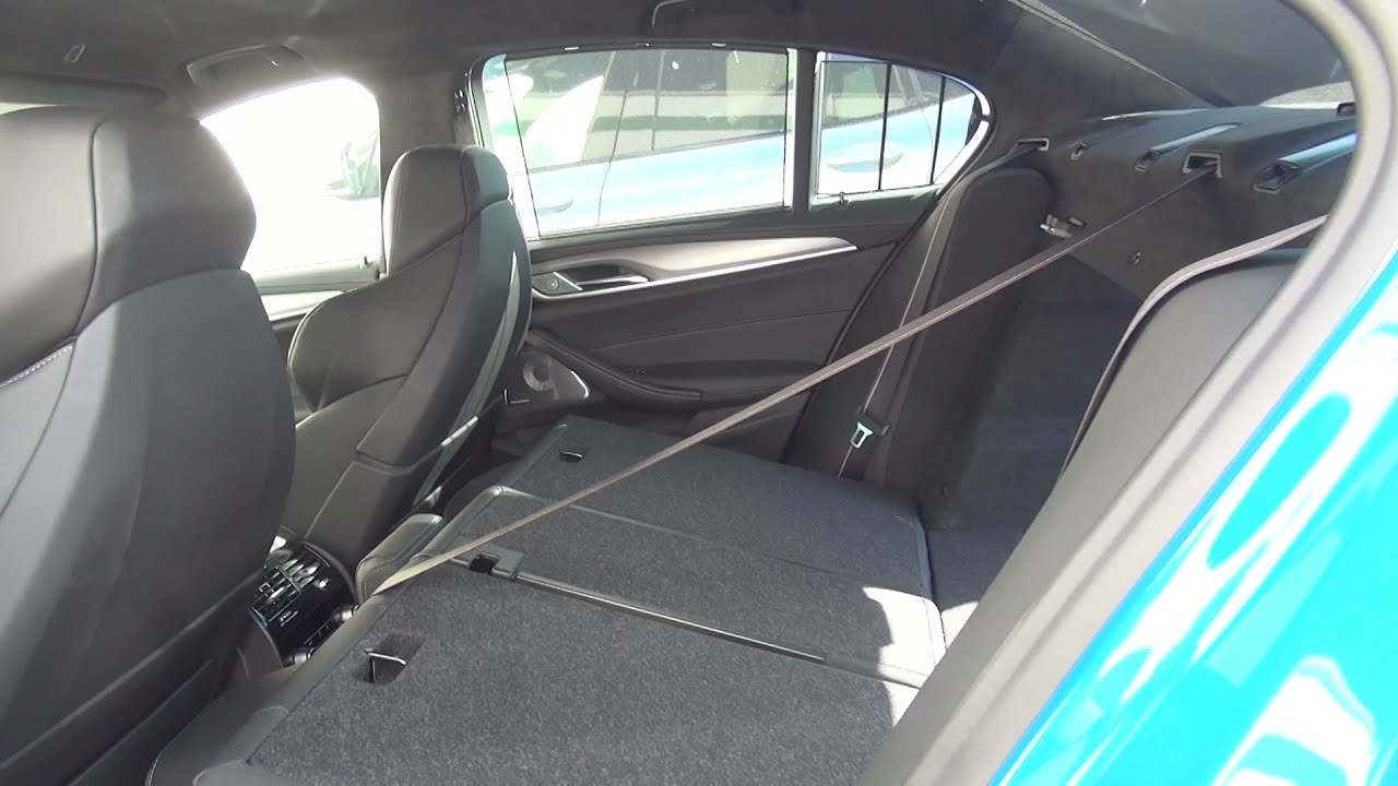 2021 BMW M5 COMPETITION - Putting Down the Rear Seats - YouTube