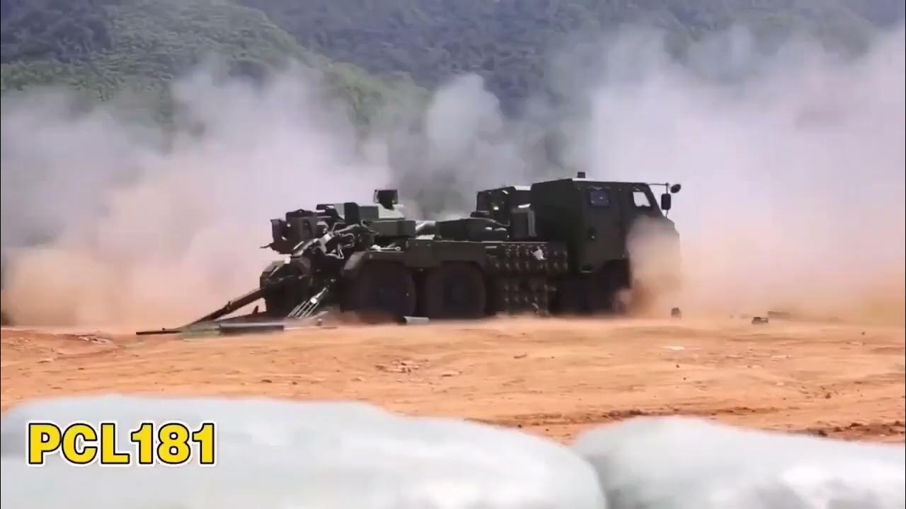 Obús autopropulsado chino PCL-181 de 155 mm. - YouTube