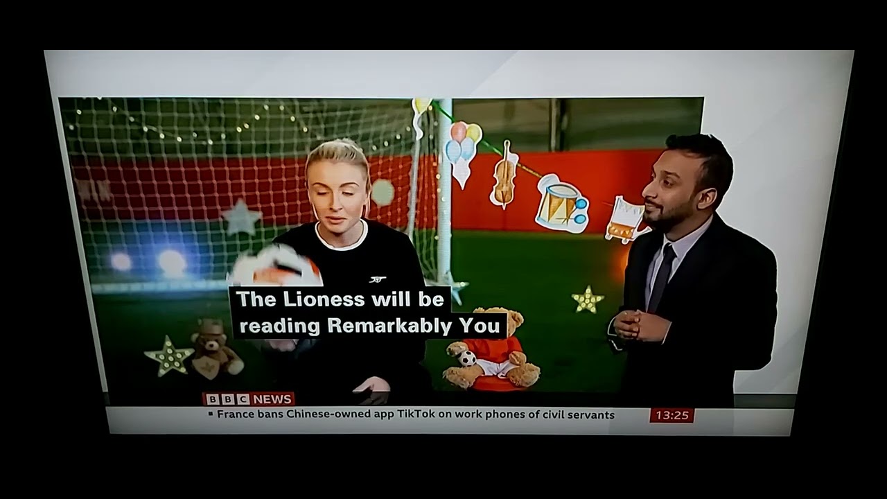 Women's England Captain Leah Williamson will on CBEEBIES tonight to ...