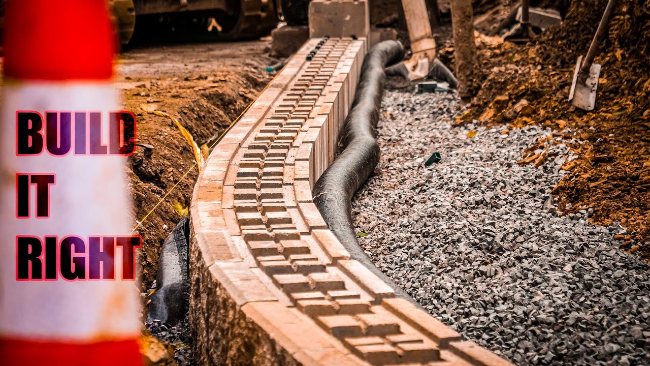 How to build a RETAINING WALL that WON'T fall over! - YouTube