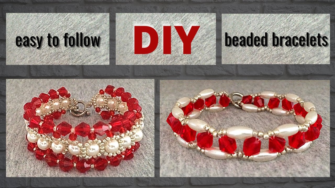 Easy to follow! Beading for beginners. How to make beads bracelets ...