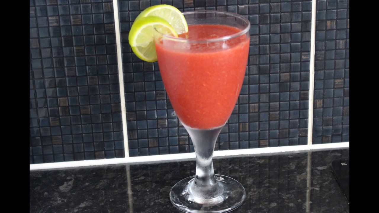 How To Make Mango, Raspberries and Grape Smoothie + Recipe ||The Real ...