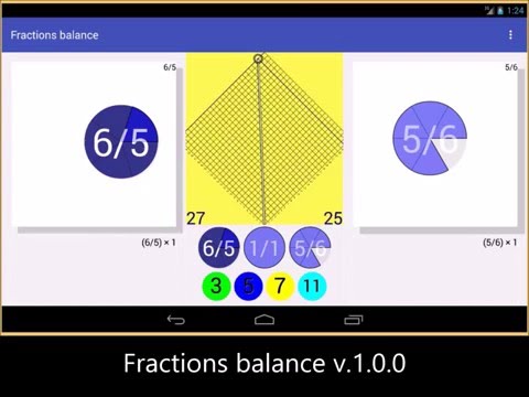 Nummolt Blog - Mathematical engine mill: Pan Balance 1: Cats and fractions