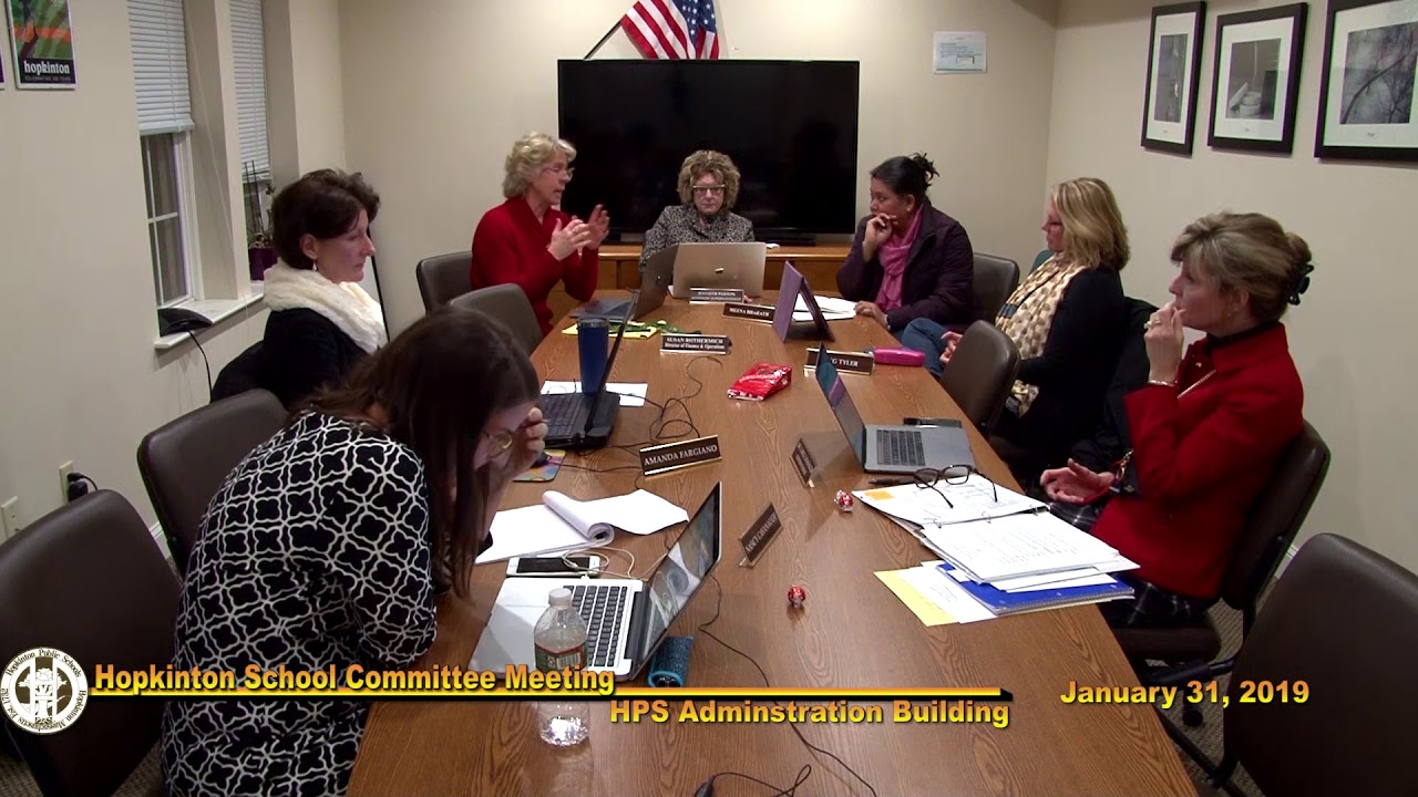 School Committee Meeting: January 31, 2019 - YouTube