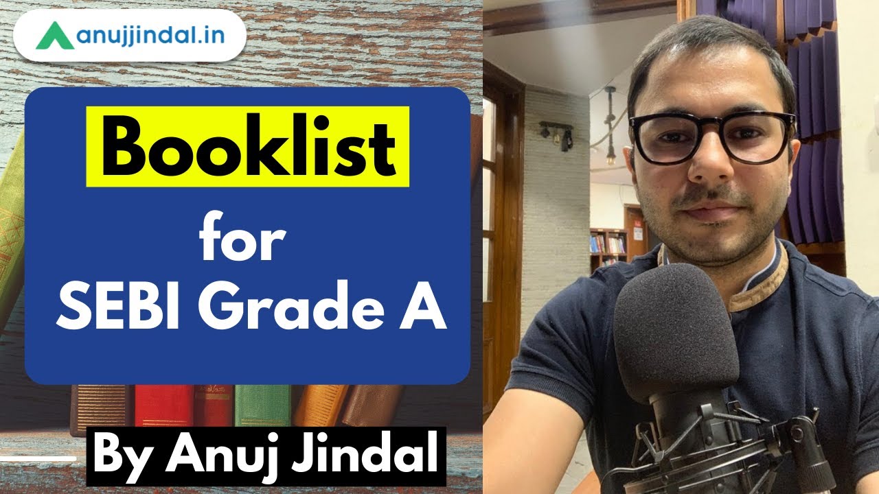 SEBI Grade A Booklist By Anuj Jindal - YouTube