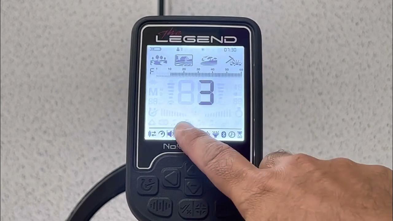 Boost Audio Gain Setting Nokta Legend - YouTube