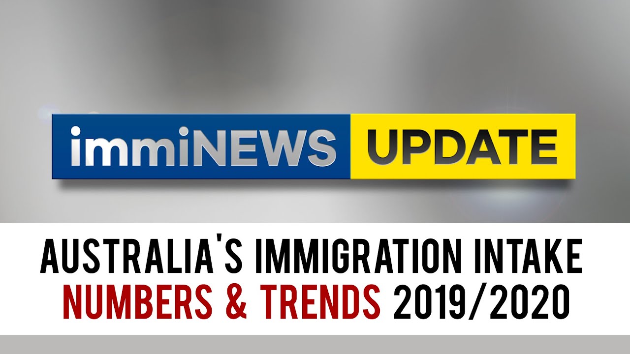 LATEST! Australia's Immigration Intake 2019/2020 - YouTube